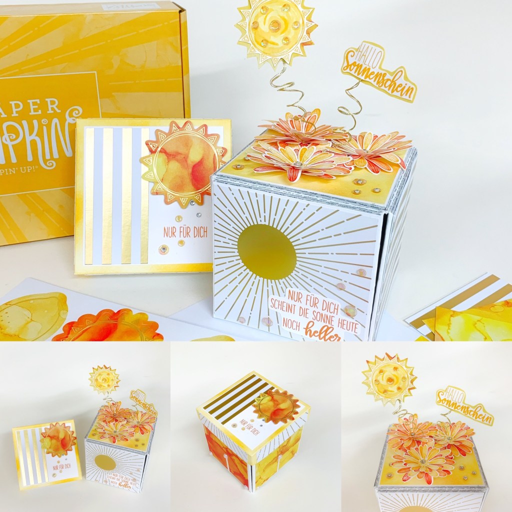 So schaut sie aus, meine springende Explosionsbox – Die Wunderwelt aus Papier